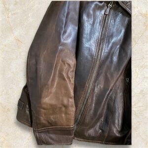 Gimo's | Jackets & Coats | Gimos Mens Distressed Leather Jacket | Poshmark